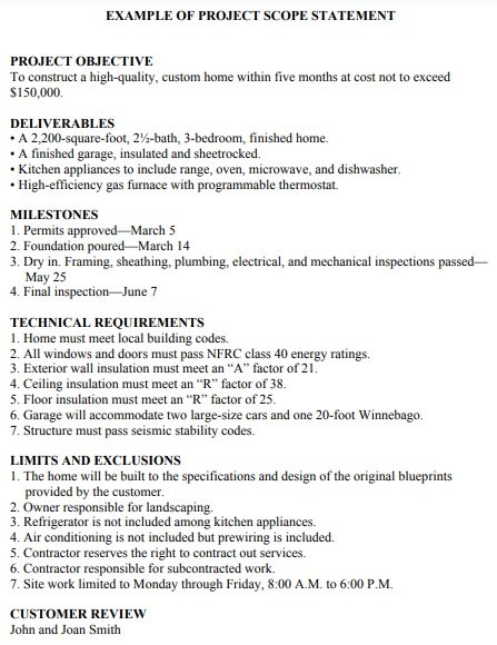  Project Scope Statement Templates Examples Excel Word PDF 